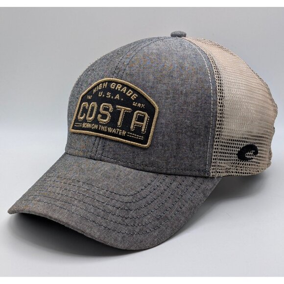 Costa | Accessories | Costa Born On The Water Snapback Trucker Hat Cap ...